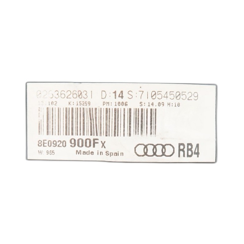 Digital Speedometer Audi A4 - 8E0920900FX