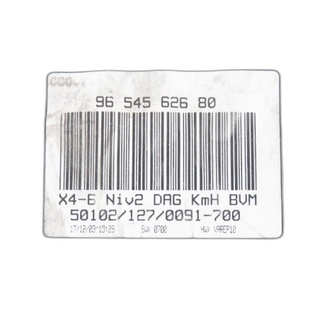 Digital Speedometer Citroen C5 - 9654562680